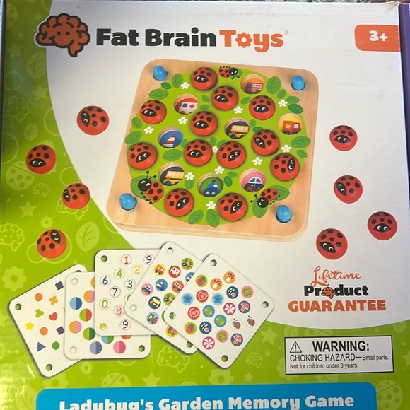 Toys | Fatbrain Toy Ladybug Garden Memory Matching Game Box Kid Toddler ...